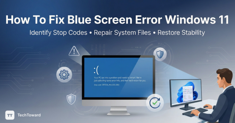 How To Fix Blue Screen Error Windows 11