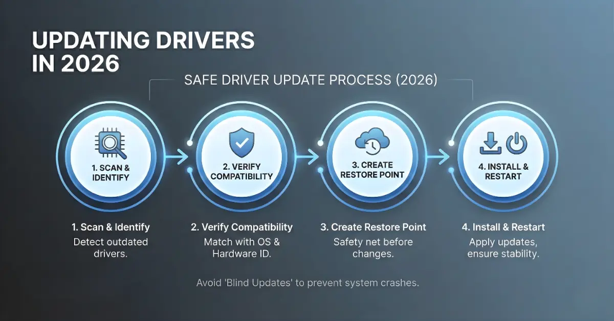 How to Update Drivers Safely in 2026 (Windows & macOS) | techtoward.com